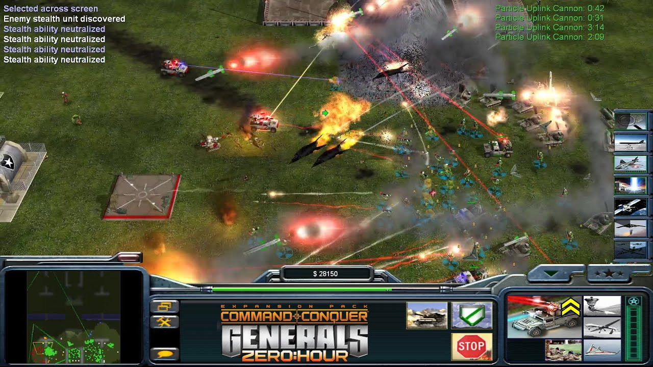 C&C Generals - Zero Hour: 1 vs. 7 - Super Weapon vs. 7 Hard Armies ...