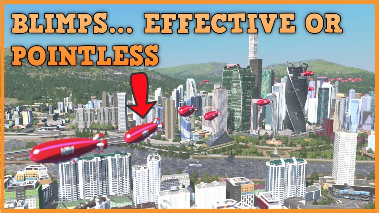 How Effective Are Blimps As Transport? | Cities Skylines - YouTube