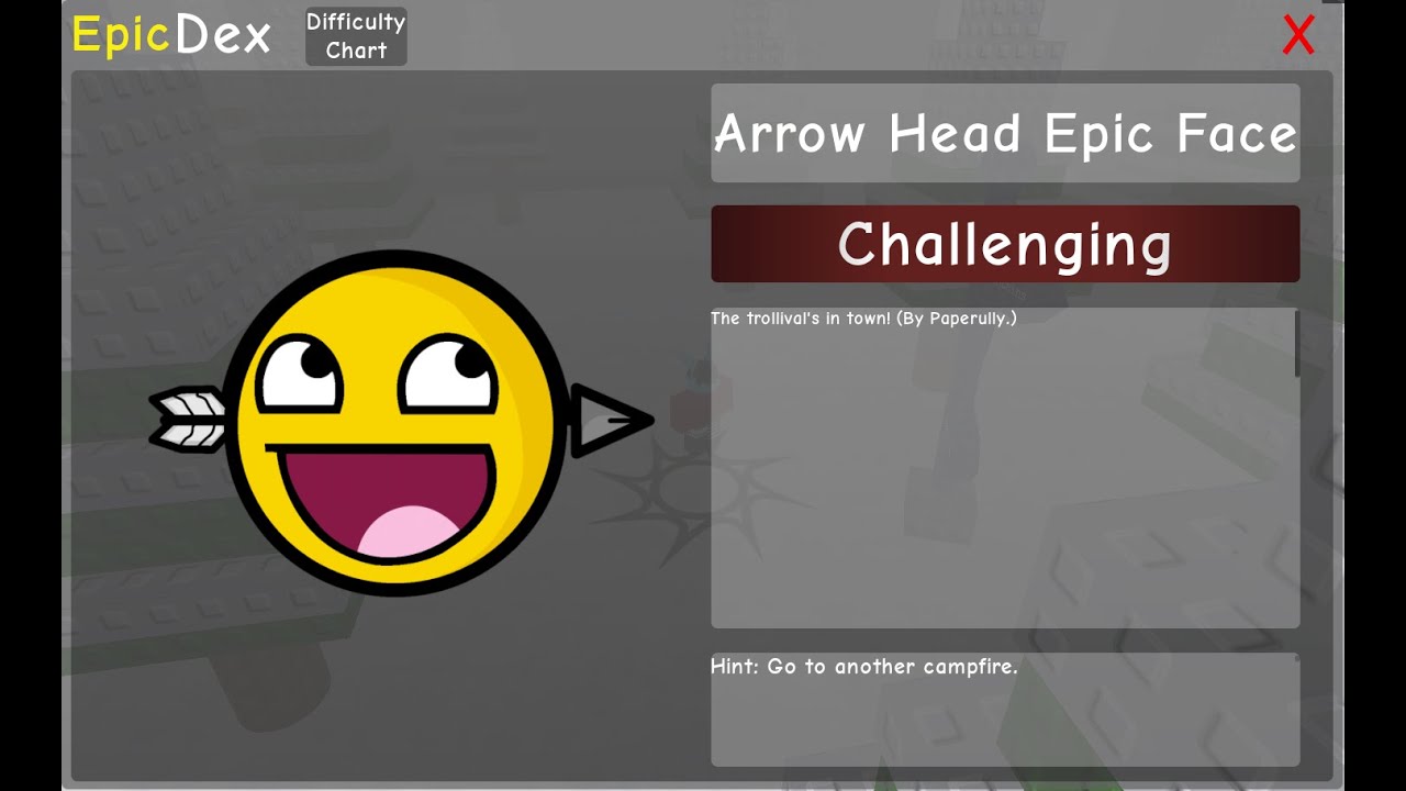 How To Get Arrow Head Epic Face In Find The Epic Faces YouTube how-to-get-arrow-head-epic-face-in-find-the-epic-faces-youtube