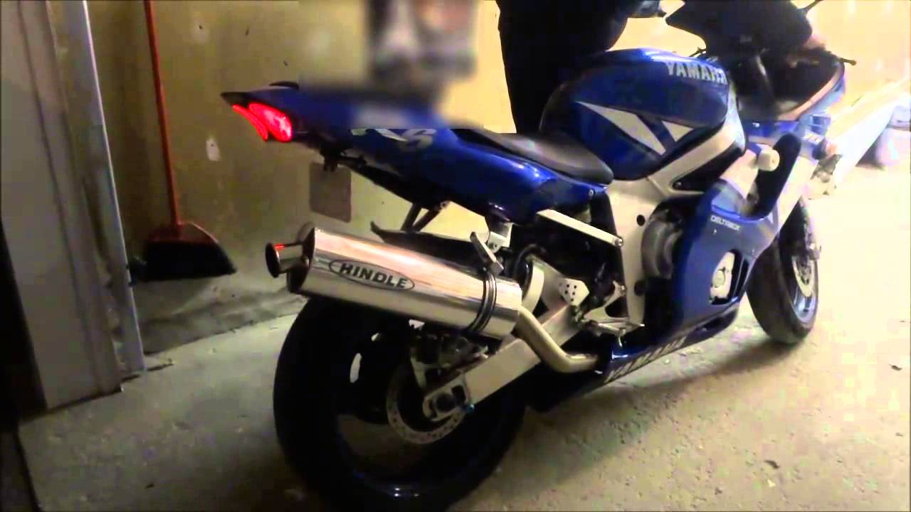 2001 Yamaha R6 Revving With Hindle Exhaust - YouTube