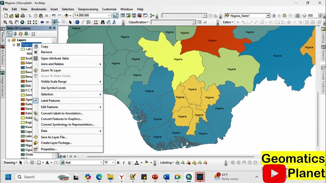 Working with Vectors, Layouts, and Map Elements in ArcMap - YouTube