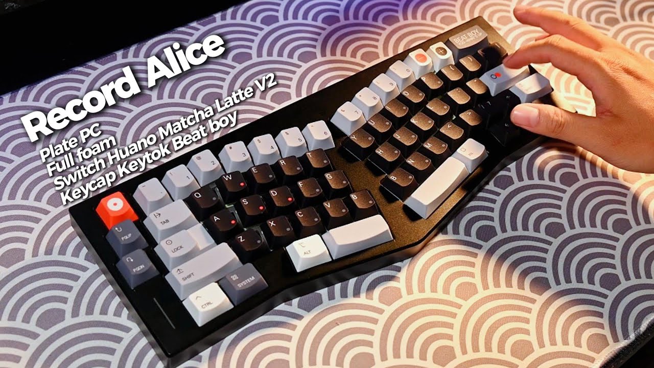 Clacky Creamy Keyboard - Record Alice - YouTube