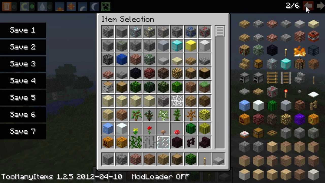 Tutorial Minecraft - Descargar e Instalar Too Many Items Mod para v1.2. ...