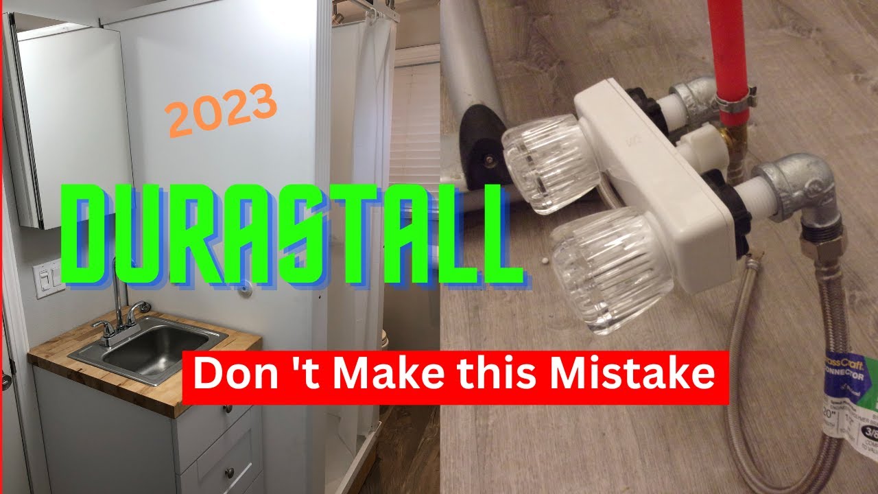 Durastall plumbing installation - YouTube