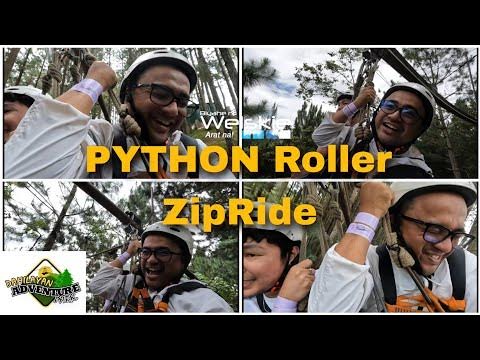 PYTHON Roller Zipline in Dahilayan Adventure Park in Bukidnon ...