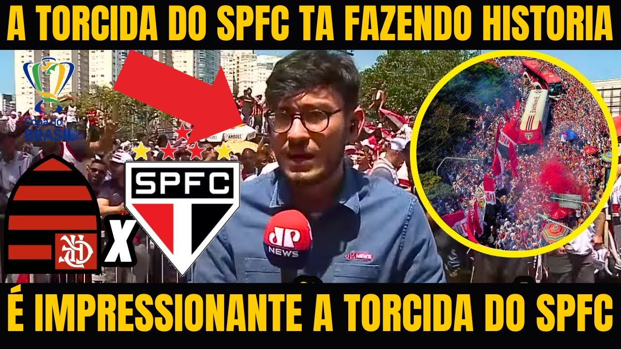 TORCIDA DO SPFC TA FAZENDO HISTORIA RECEPÇÃO DA TORCIDA TRICOLOR ...