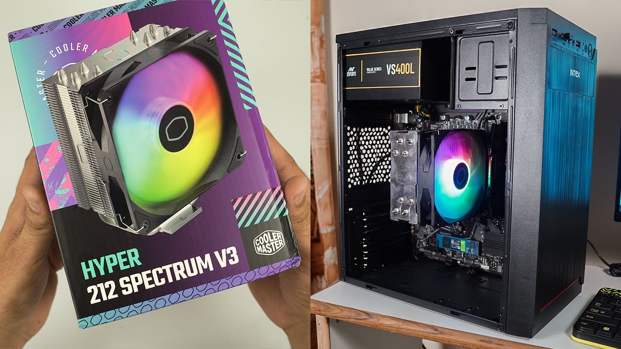 Cooler Master Hyper 212 Spectrum V3 CPU Cooler Unboxing (Probably The ...