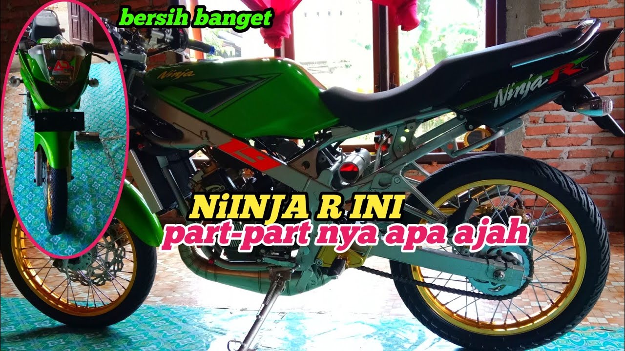 modifikasi motor ninja R | standar - YouTube