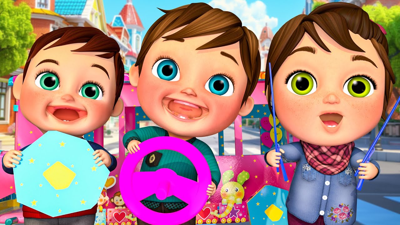 Wheels on the Bus | Nursery Rhymes | Kids Songs by Coco ABC Cartoon ...