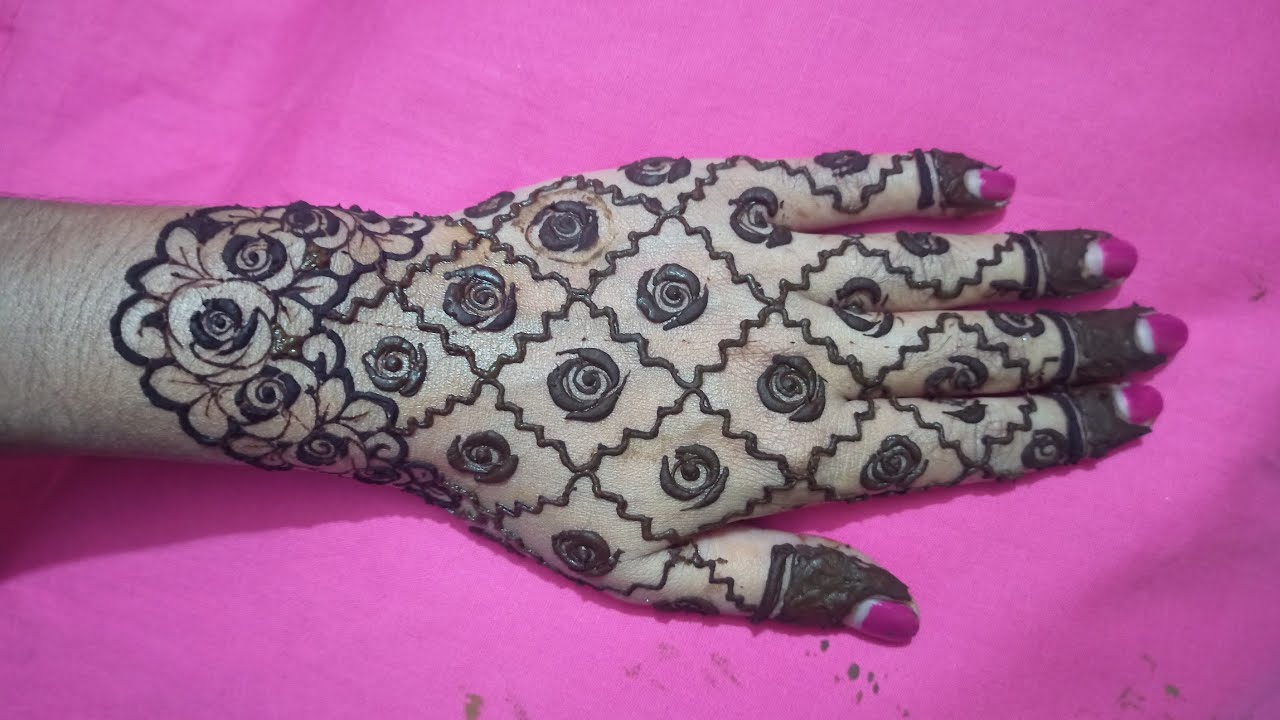 Back side full hand unick design - YouTube