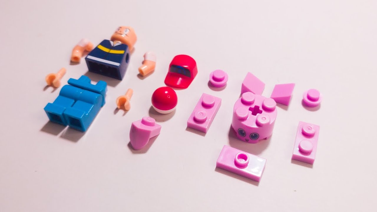 [FAKE LEGO] Minifigure Pokemon Ash & Jigglypuff - YouTube