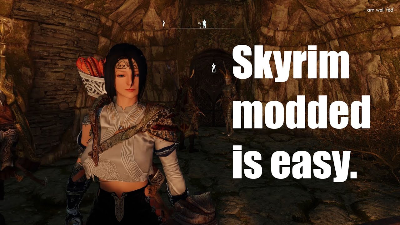 Skyrim modded is easy - YouTube