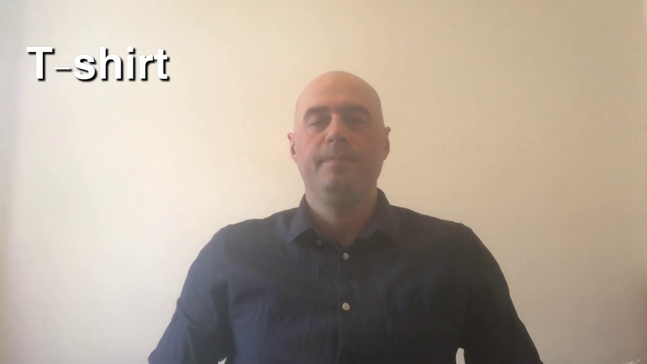 Clothes in BSL - YouTube