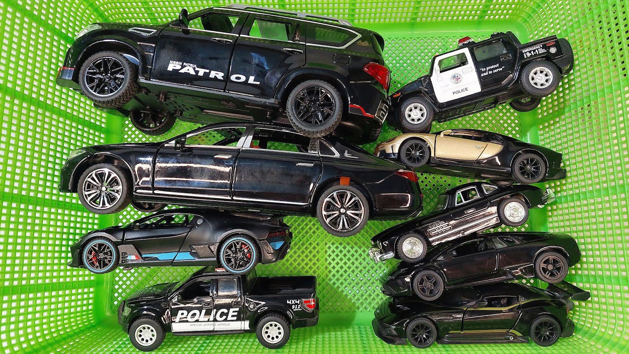 Box Full of Model Cars with Only Black Color Diecast Cars # 1 - YouTube