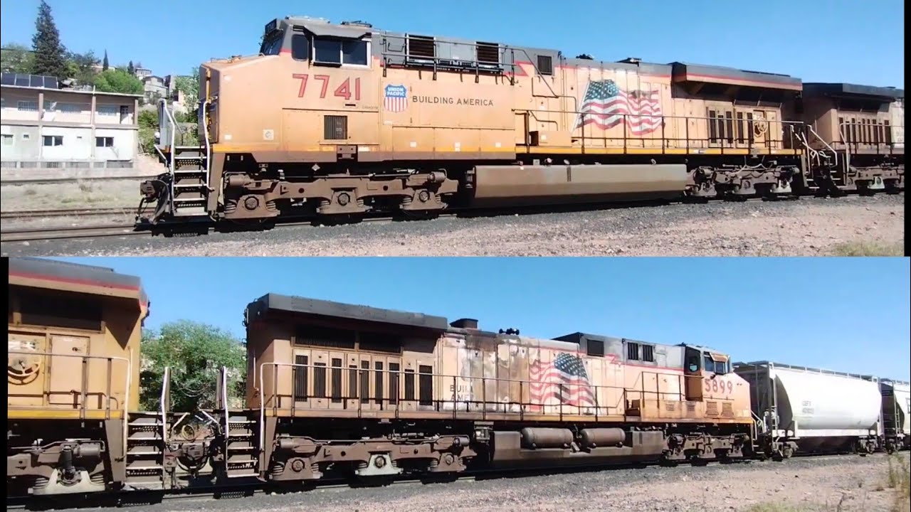 UP GE C45ACCTE #7741 C44ACCTE #5899 Con Intercambio MEX-USA Muy Variado ...