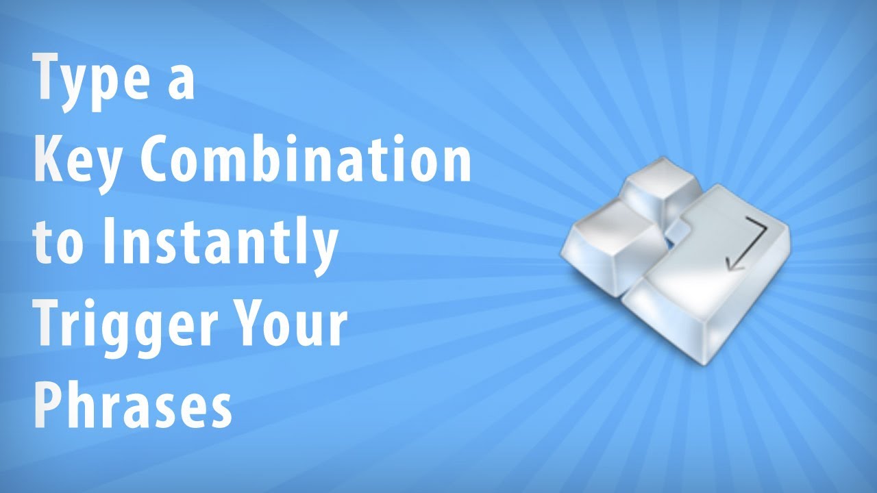 Use a hotkey to expand text and launch your favorite applications in ...