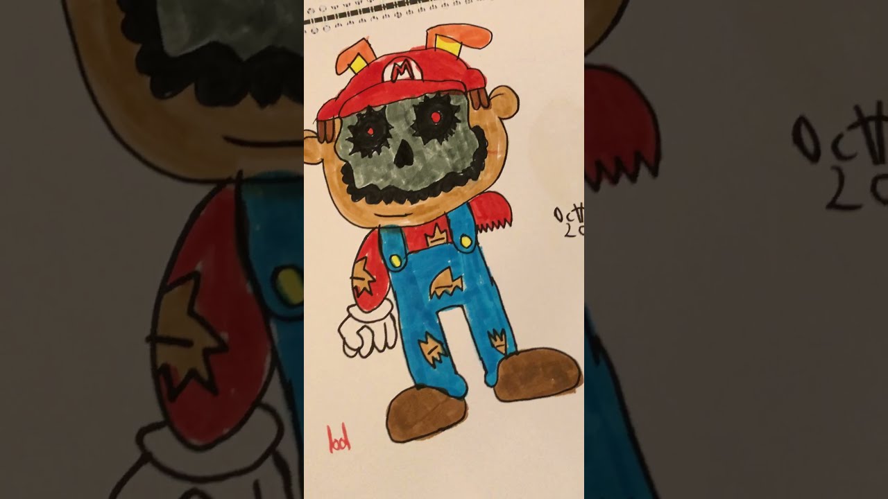 Withered Mario from Five Nights at Sonic's 2 - YouTube
