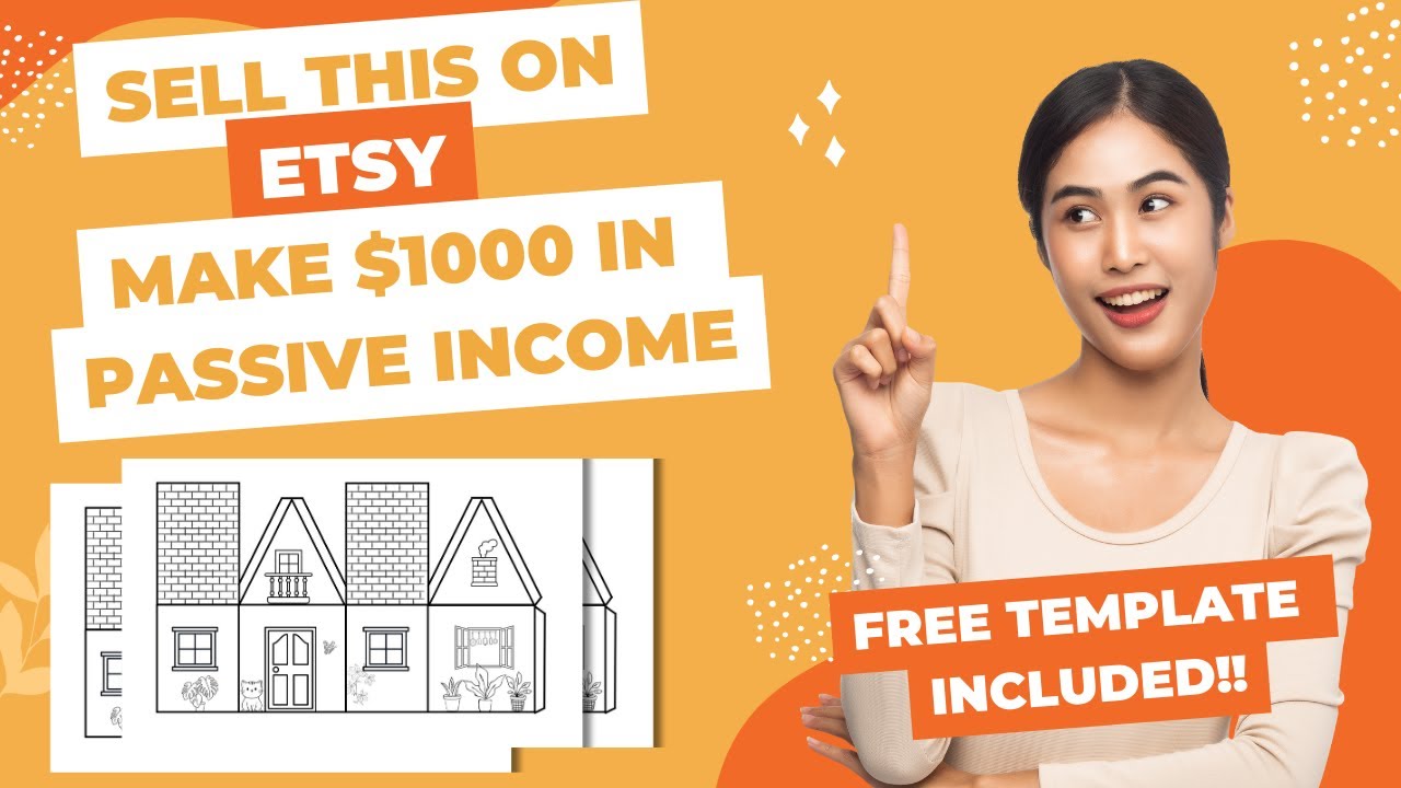 Sell This Paper House Template On Etsy | Canva Tutorial | Free Template ...