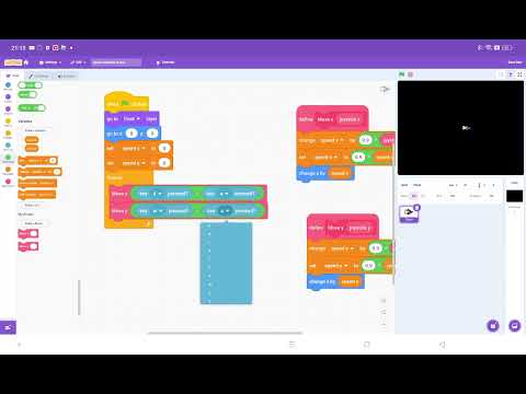 Space Shooter Game Part 1 #scratch - YouTube