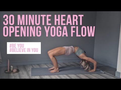 30 Minute Heart Opening Flow - YouTube