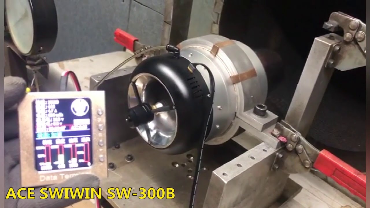 ACE SWIWIN SW-400B, SW-300B Thrust Testing - YouTube