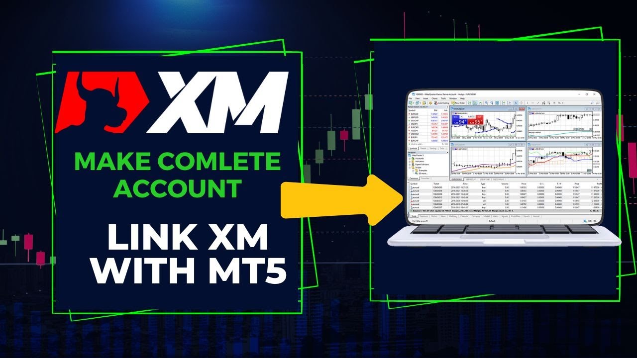 Create Account and Link XM broker With MT5 PC Laptop - YouTube