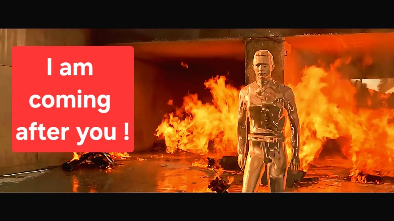 Terminator 2 - Truck scene T1000 survive truck explosion - YouTube