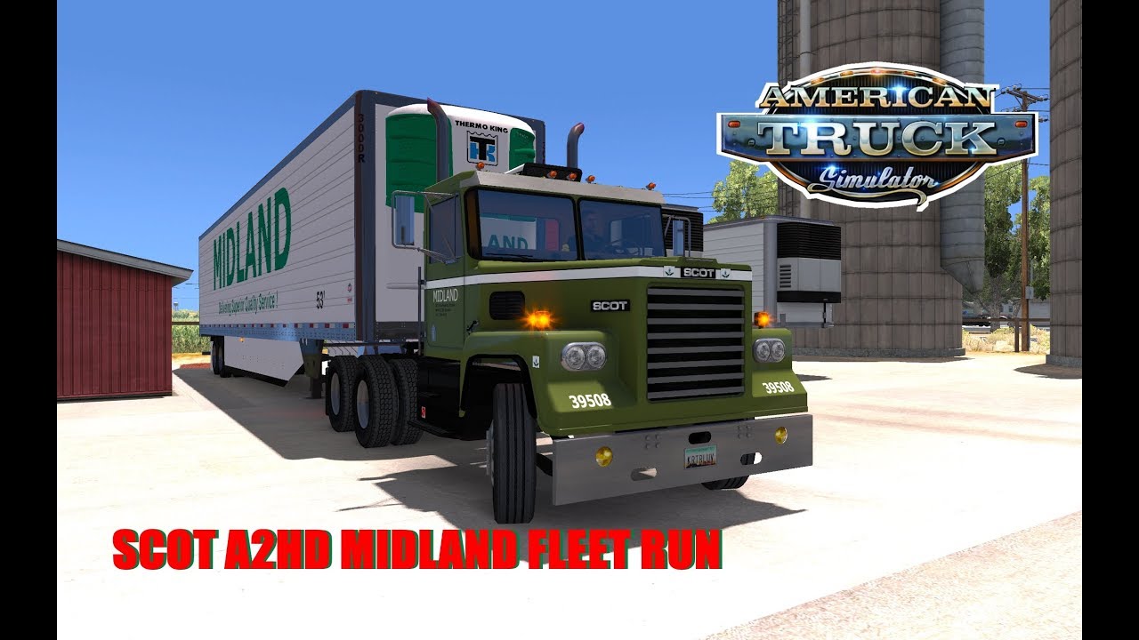 Scot A2HD Midland Transport Fleet Drive | American Truck Simulator ...
