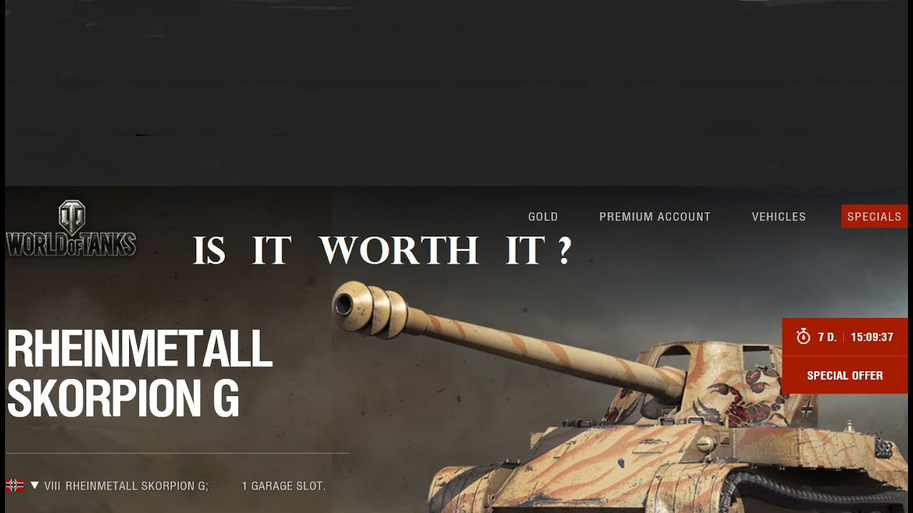 World of Tanks Rheinmetal Skorpion G Review Is It Worth It ? - YouTube