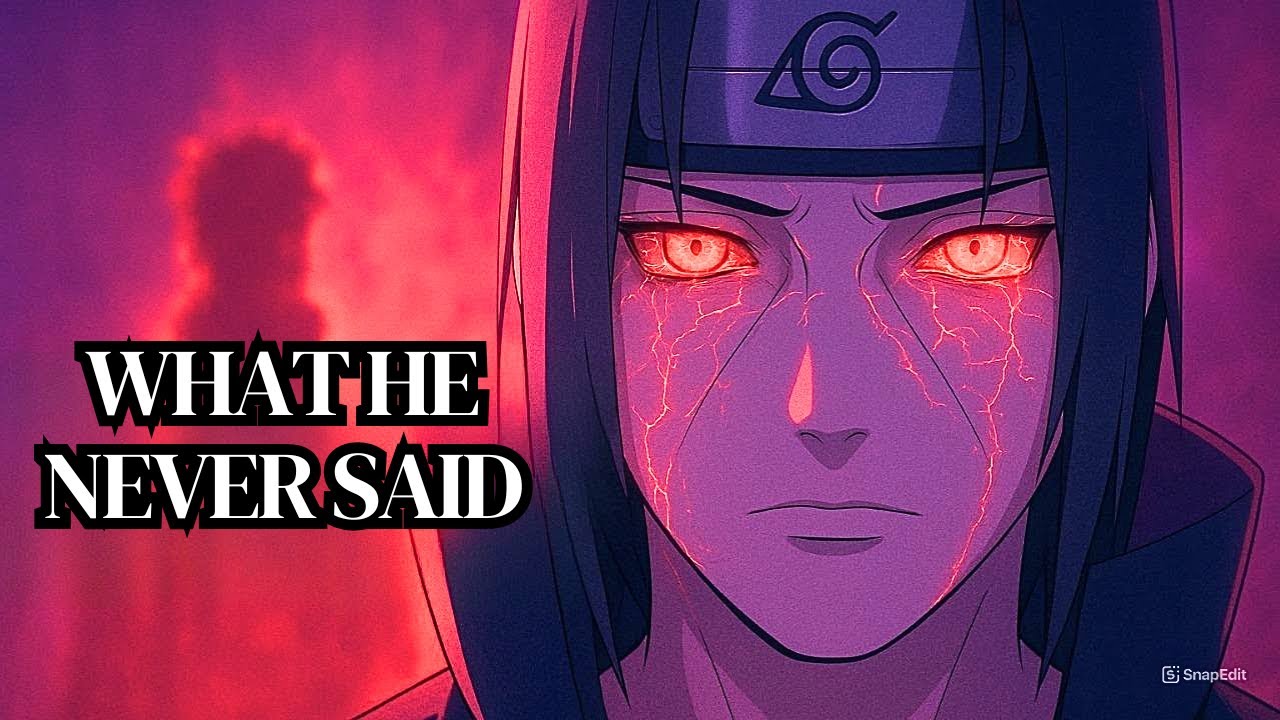 Itachi — the love he hid from everyone… and the truth that destroyed ...