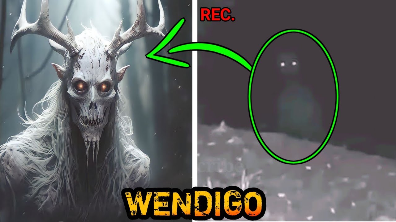कैमरे मे कैद असली wendigo | horror things caught in camera | scary ...