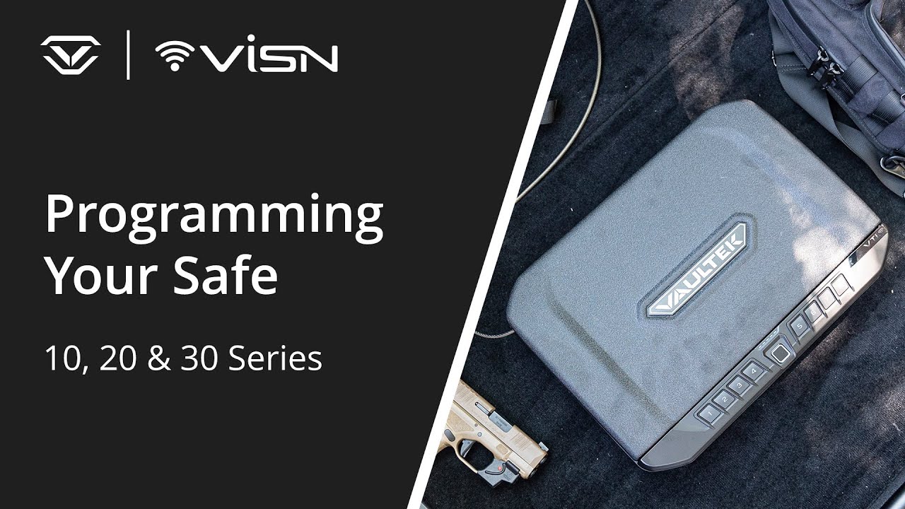 How to program your safe in ViSN Mode - N10i, N20i & N30i - YouTube
