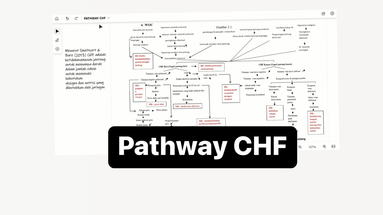 Pathway CHF | Congestive Heart Failure | GAGAL JANTUNG | DIAGNOSA ...