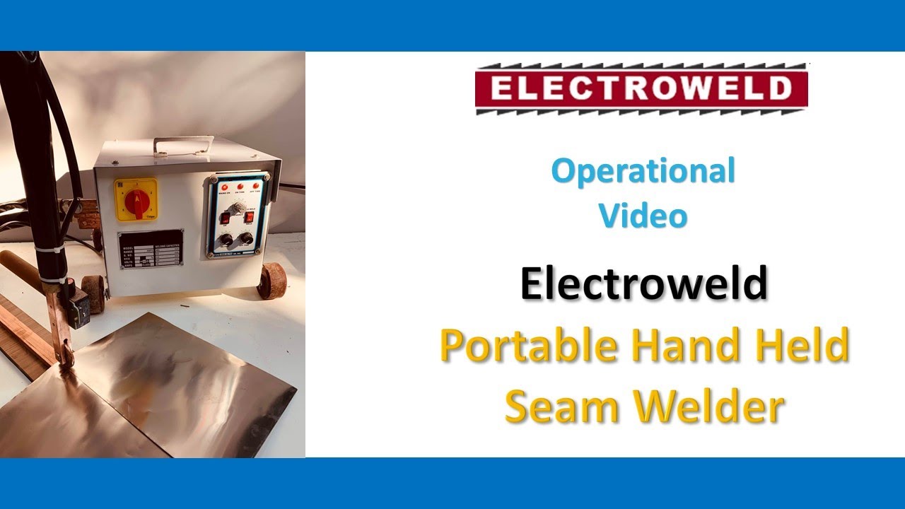 Portable Hand Held Seam Welder - YouTube