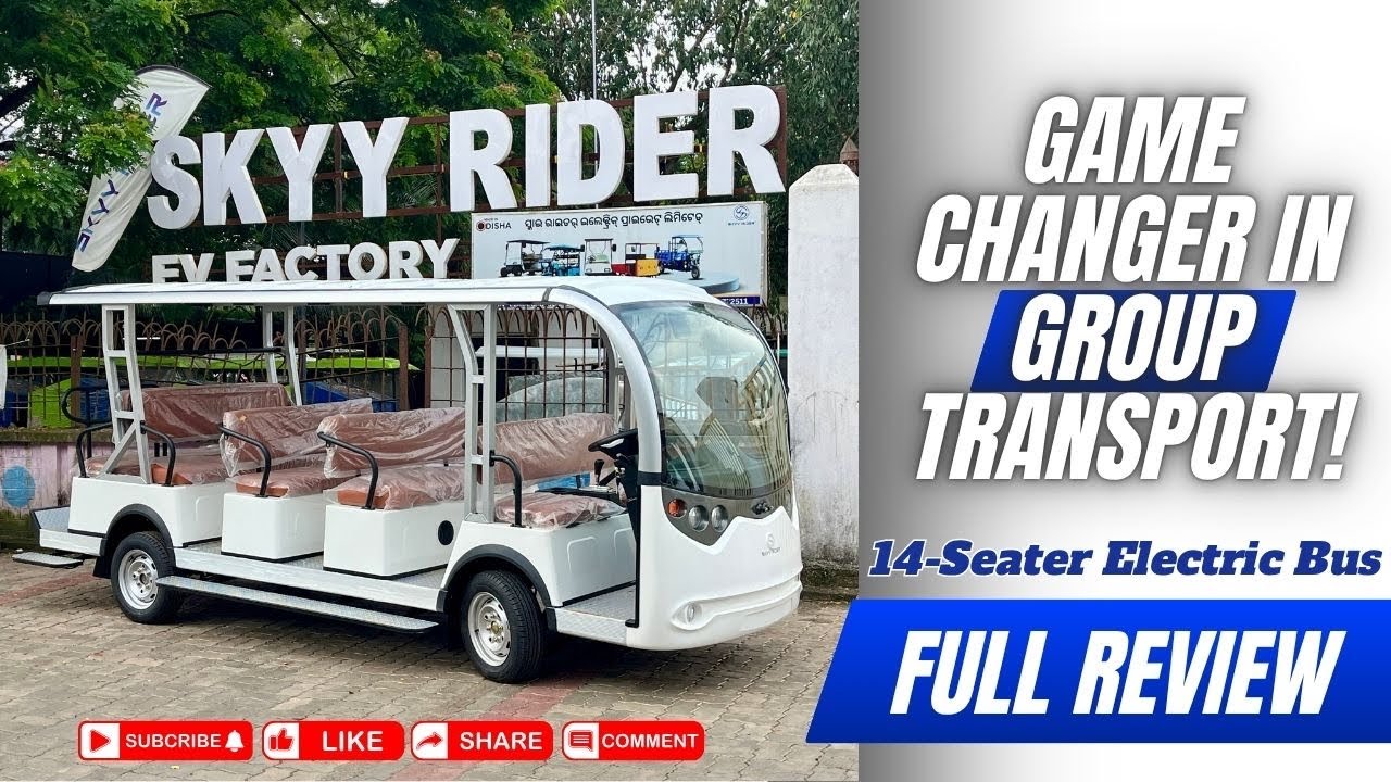 🚐⚡ 14-Seater Electric Bus 😱 | Game Changer in Group Transport | Full ...