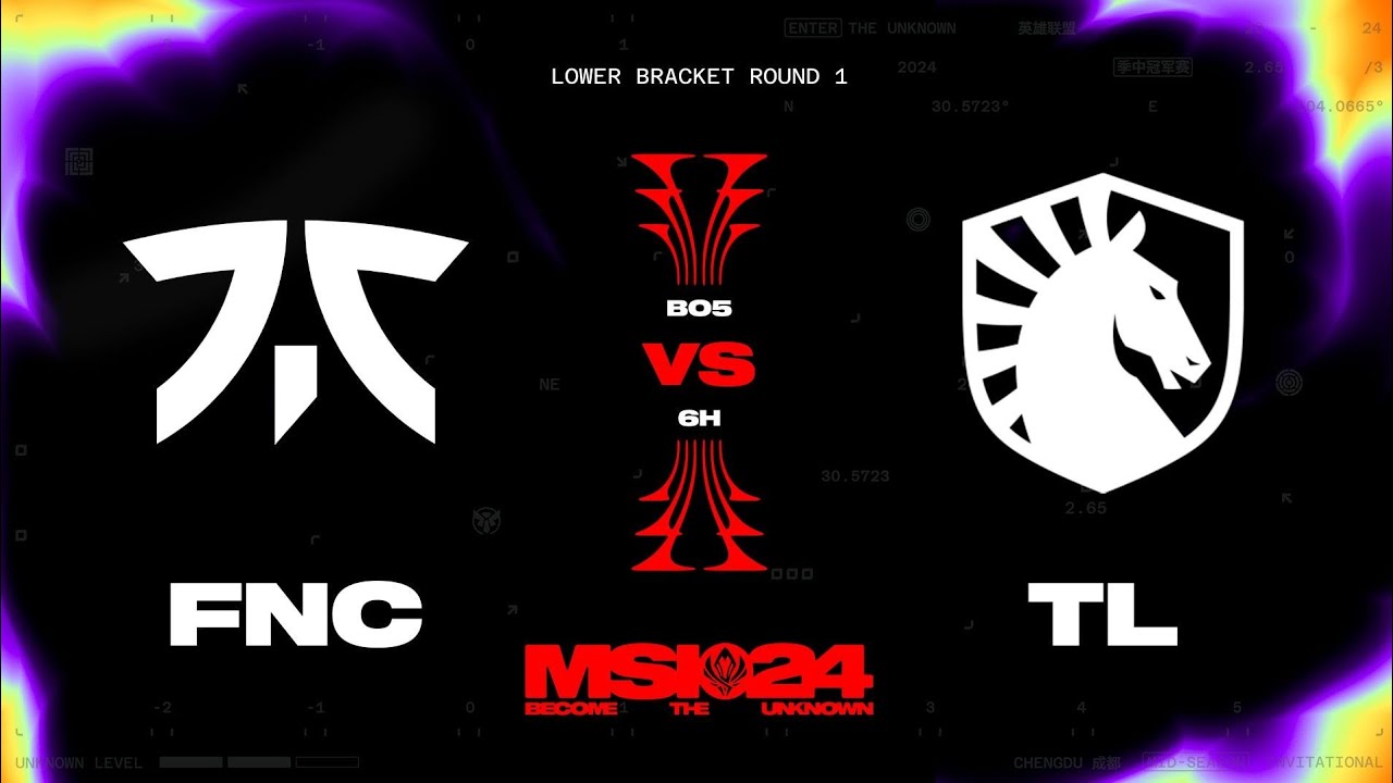 MSI 2024 - FNC vs TL // Playoffs Day 5 - YouTube