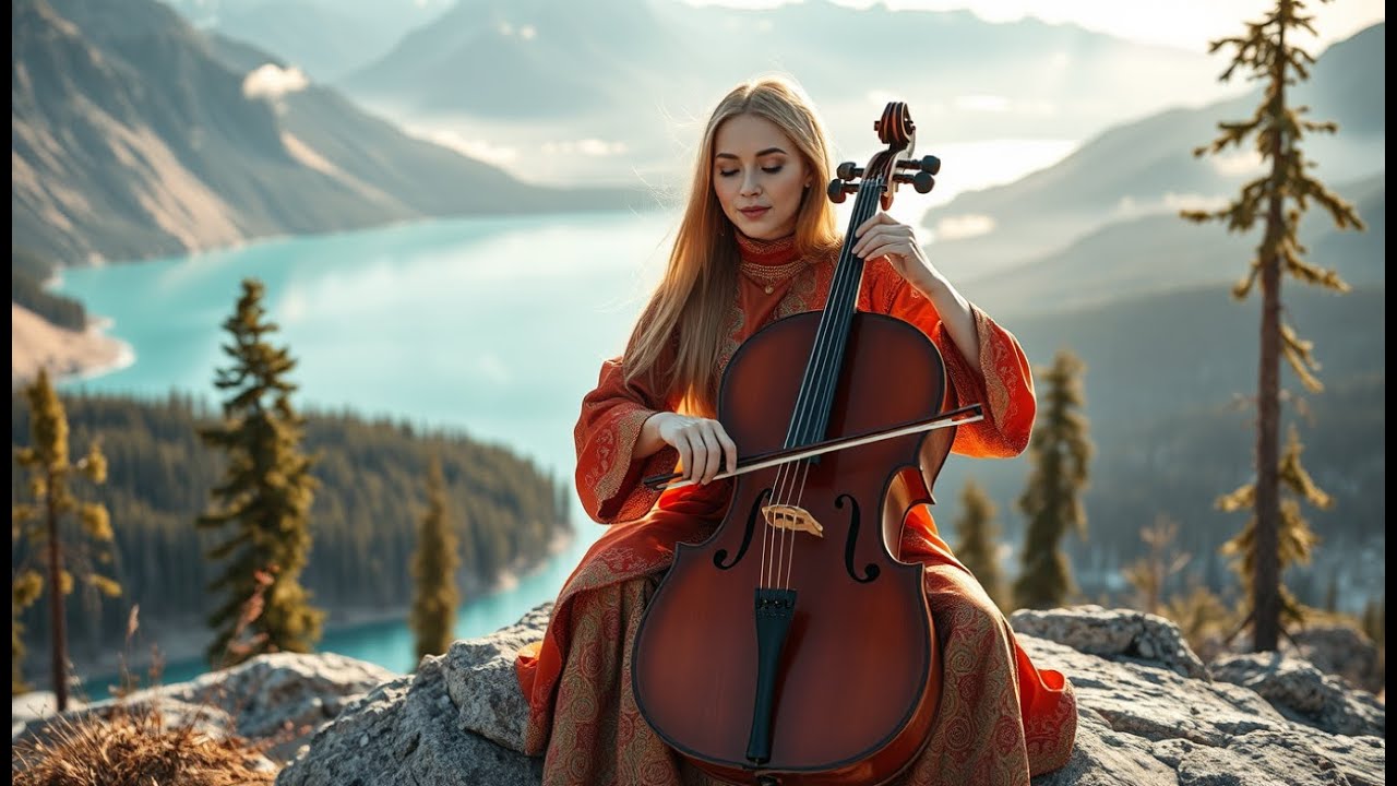 Celestial Cello Waltz | 80s Synth Romance Meets Orchestral Grandeur | Lustful Crescendos ...