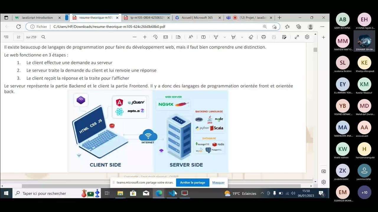 3. JavaScript: Environnement et Frameworks - YouTube