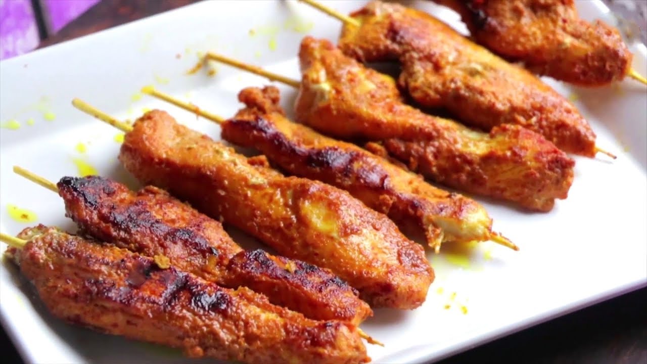 How To Prepare Tasty Chicken Satay At Home | Home Made Chicken Satay ...