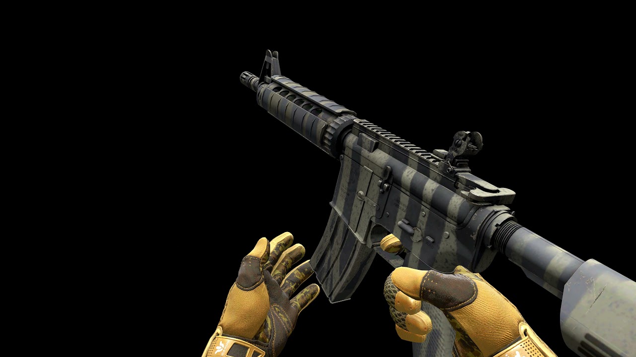 CSGO | M4A4 | Faded Zebra | eSports 2013 Case - YouTube