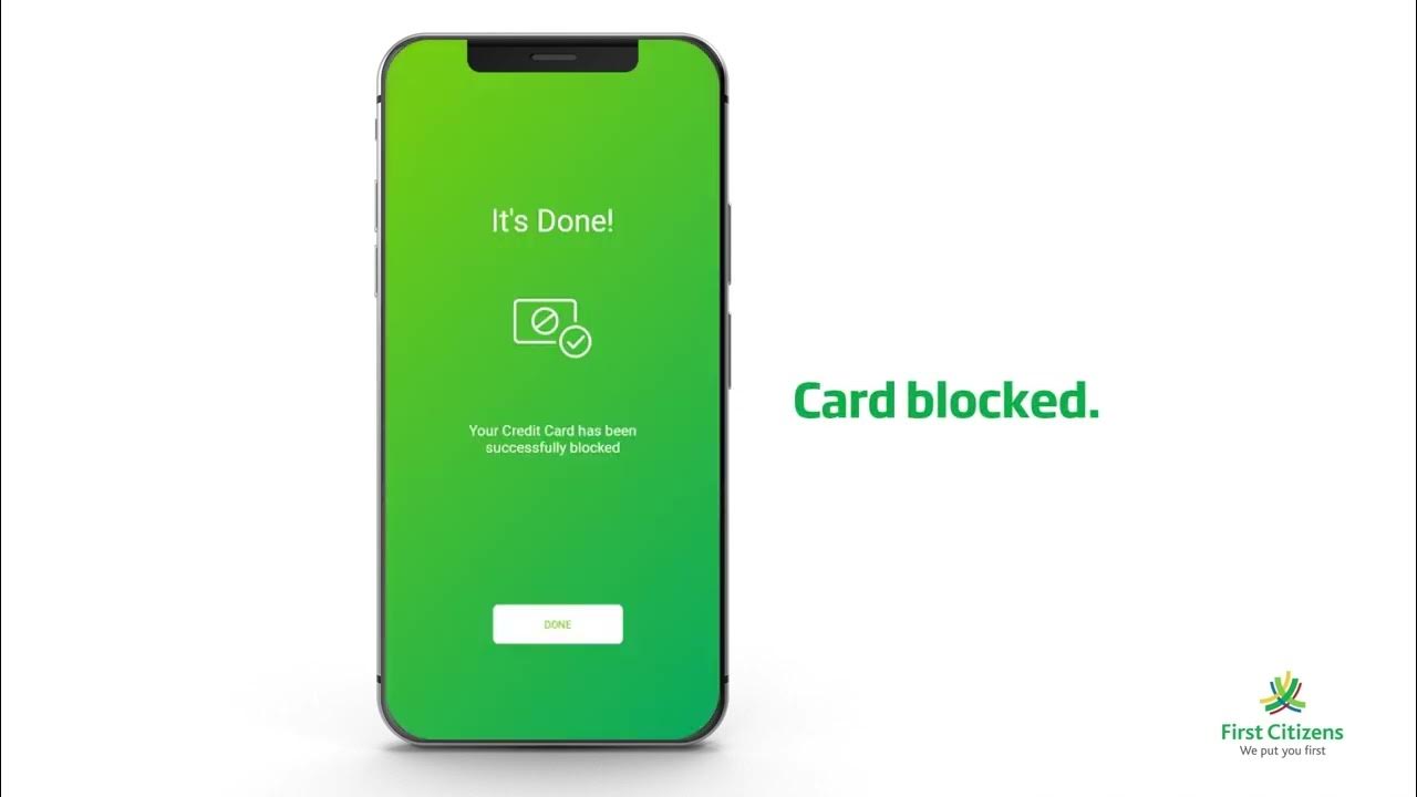 Credit Card - Blocking and Unblocking (Temporary Blocks) - YouTube