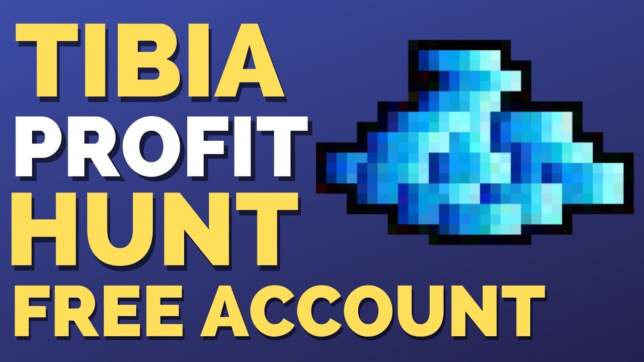 Fazer Dinheiro Free Account no Tibia - Melhores Hunts - YouTube