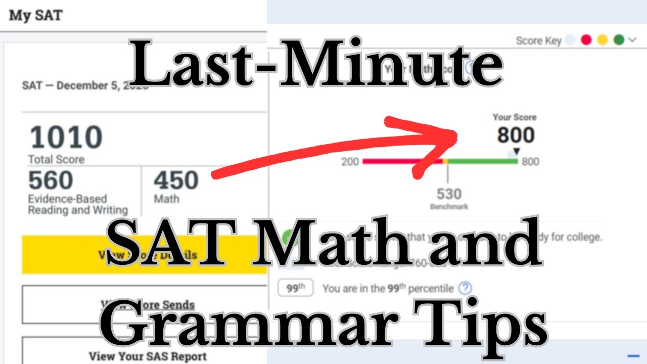 December SAT: Last Minute Math and Grammar Tips, Tricks, and Strategies ...