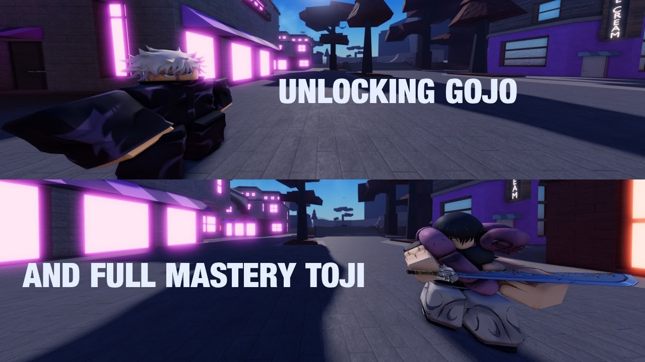 Unlocking Gojo and Full Mastery Toji in AUT - YouTube