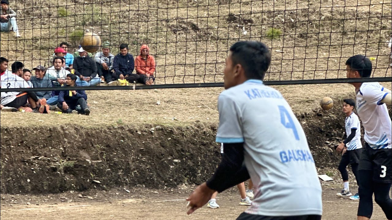Volleyball craze 🤯😱(BIHUNKOT-GAUSARA)BAGLUNG - YouTube