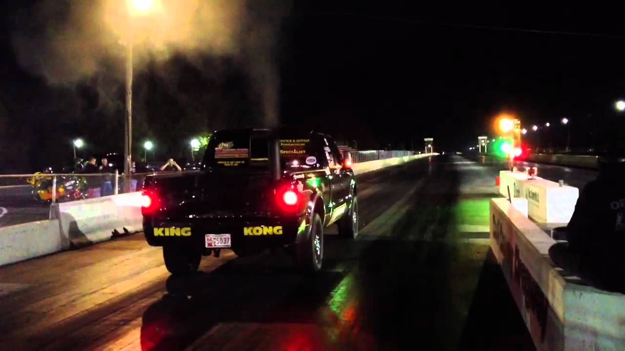 Maryland performance diesel king kong 10.54@114 boot blowing - YouTube