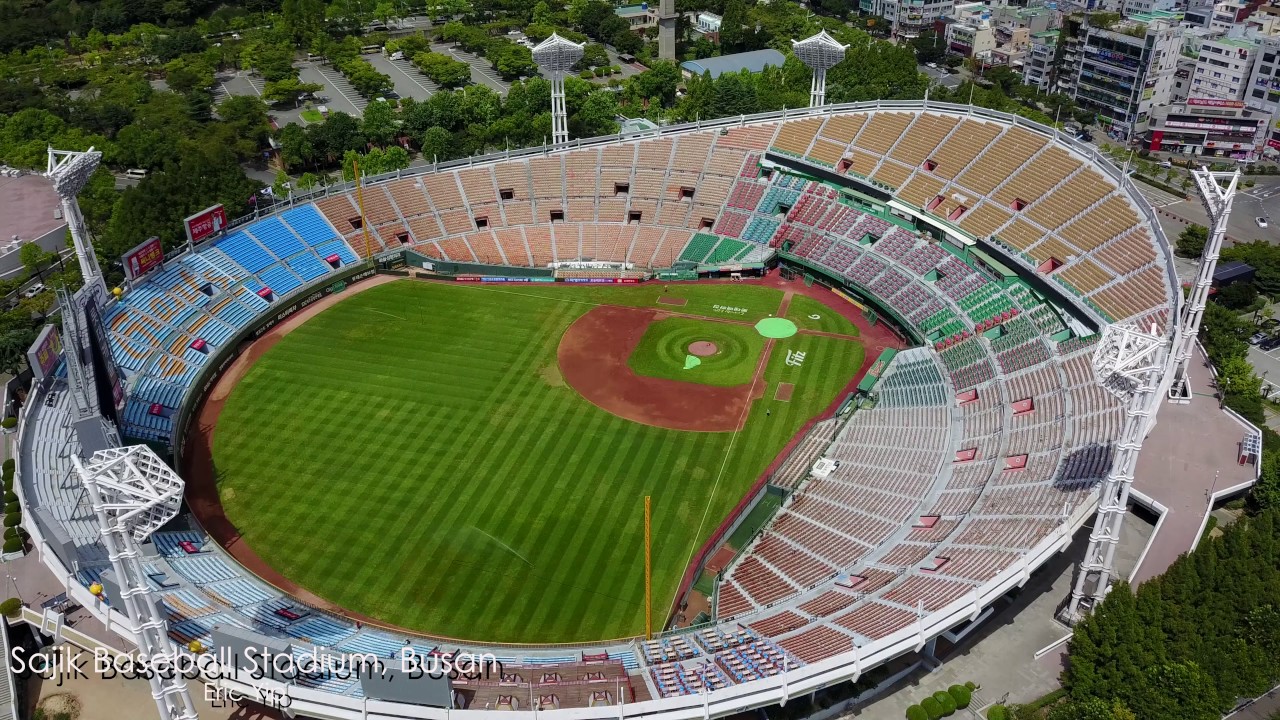 Sajik Baseball Stadium Busan - YouTube