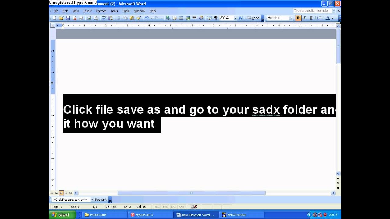 SadX how to use SadX tweaker. - YouTube