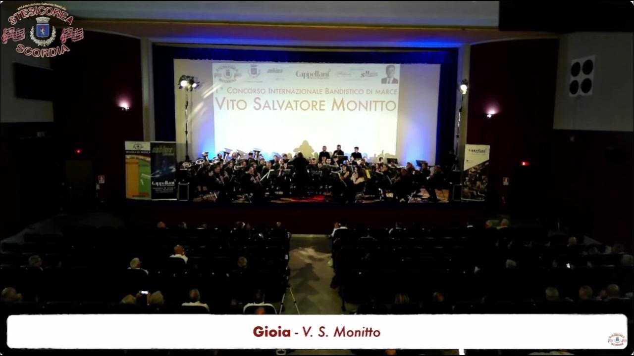 Gioia di V. S. Monitto - Orchestra di Fiati "Generoso Risi" - YouTube