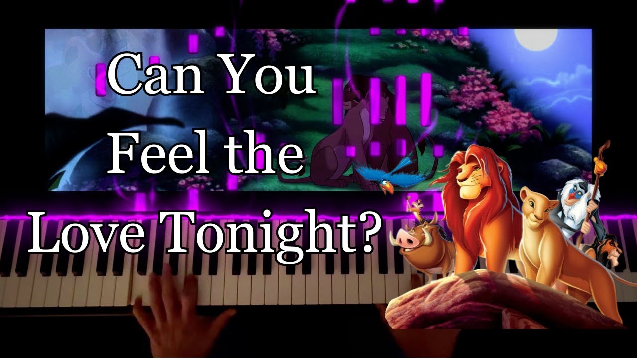 Can You Feel the Love Tonight-The Lion King | Arr. Kyle Landry | Piano ...